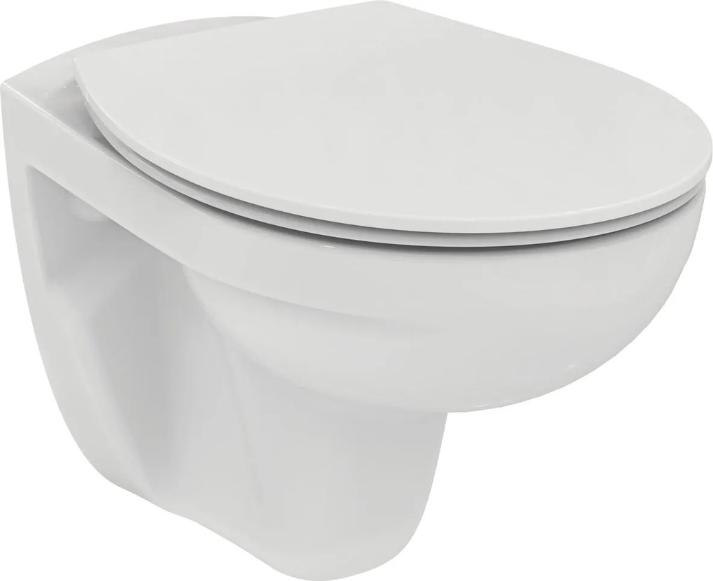 Ideal Standard Závěsné WC se sedátkem Tirso, 35 × 52 × 35,5 cm, bez splachovacího kruhu