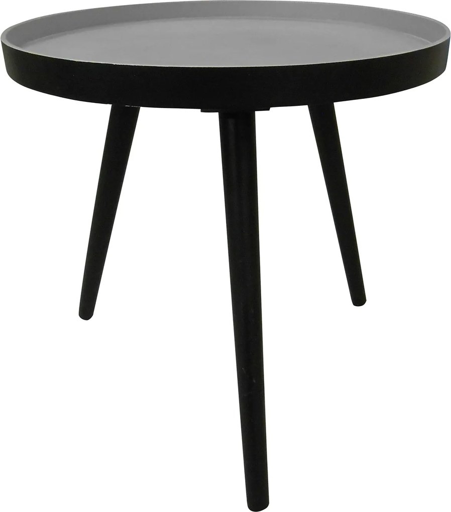 Hoorns Černý dřevěný konferenční stolek Aisha 41 cm