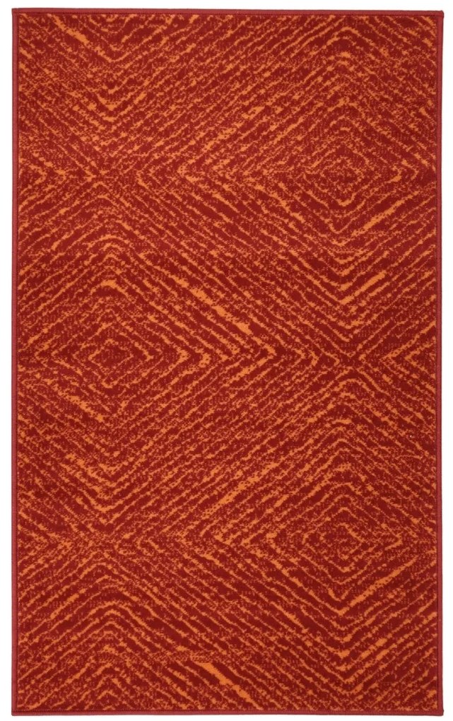 Alfa Carpets, Kusový koberec Ethno terra, 80x150, oranžová, ložnice