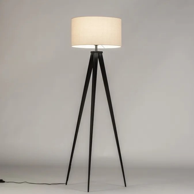 Stojací lampa Kohlmann Limited Taupe and Black