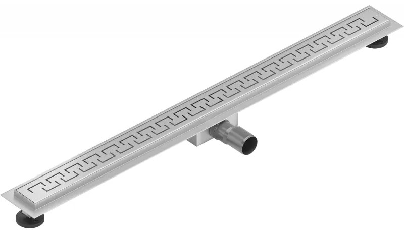 Mexen Flat nerezový sprchový žlab 90 cm vzor M15, 1024090-15