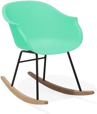 Světle zelená houpací židle - HARMONY