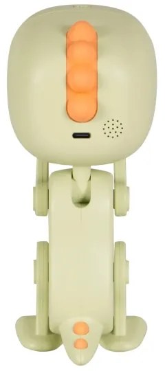 LED Stmívatelná dětská noční lampička s budíkem ROBOT LED/1W/5V 1200 mAh