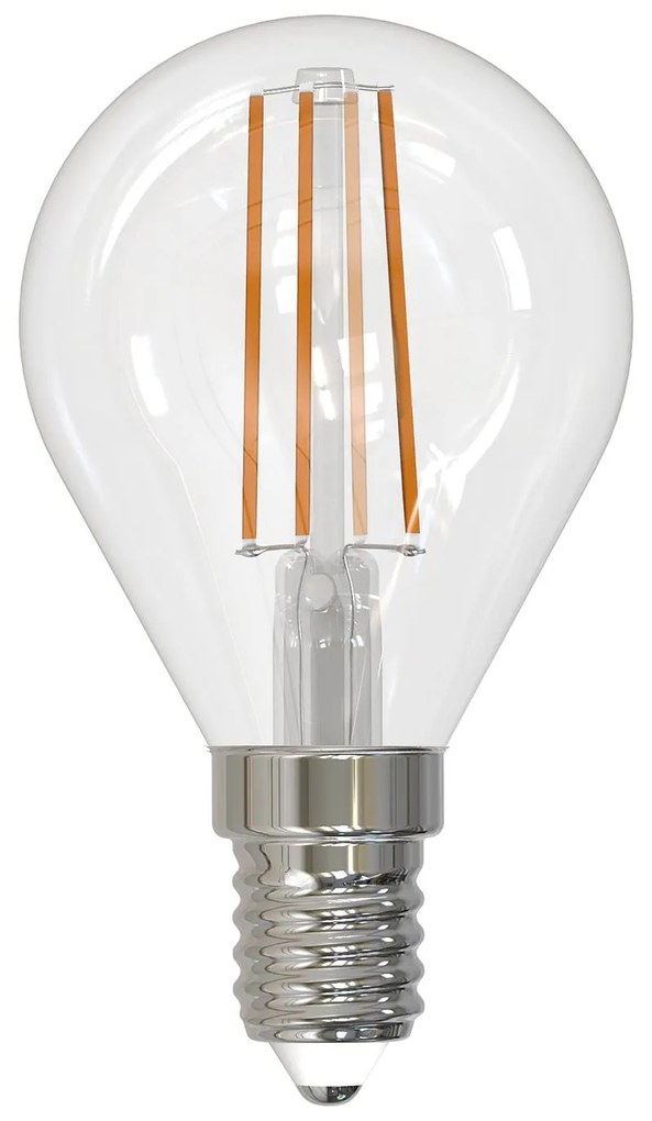 LED žárovka E14 4W 2700K filament kapka stmívací