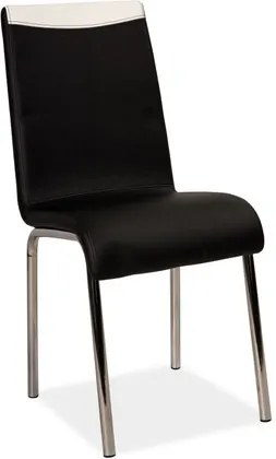 Židle H-161 černá/bílá