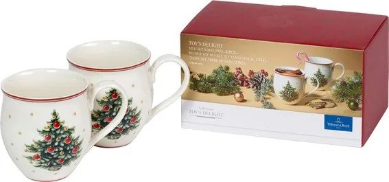 Villeroy & Boch V&B Toy's Delight Hrnek set 2ks, Vánoční stromek 14-8585-8403