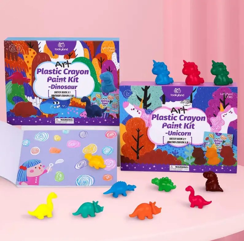 Tookyland Kreativní sada První voskovky 2 v 1 Jednorožec