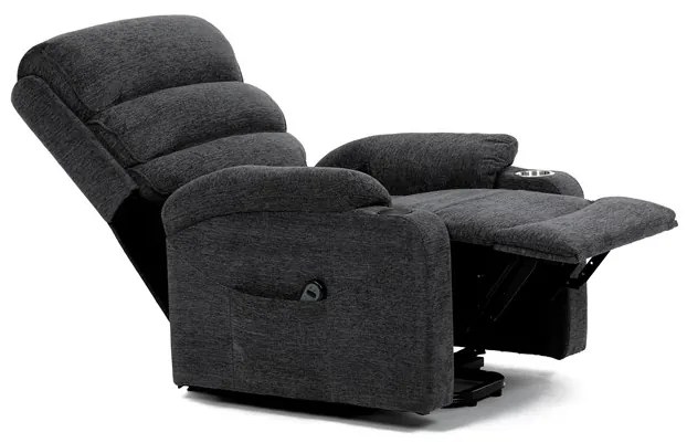 Autronic Polohovací křeslo s elektrickým ovládáním TV-S8348 Barva potahu: Hnědobéžová