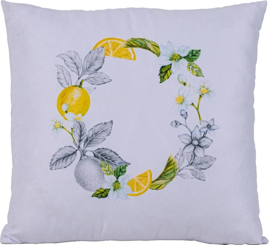 DEKORAČNÍ POVLAK NA POLŠTÁŘ LIMONE8 43X43 CM VZOROVANÝ