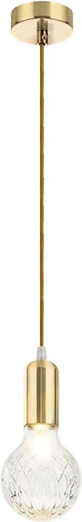 Toolight - závěsná lampa Retro Gold G9 APP649-1CP, zlatá, OSW-08160