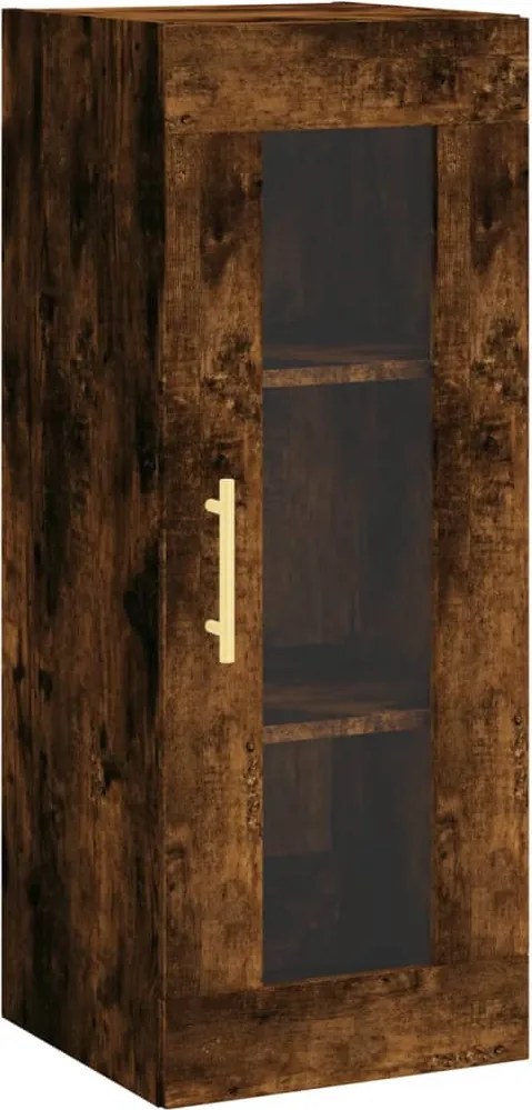 Skříň highboard kouřový dub 34,5 x 34 x 180 cm kompozitní dřevo 3199422