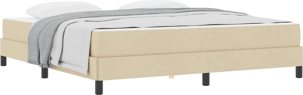 Postel s boxspringem Krémová 180 x 200 cm textil 3398512