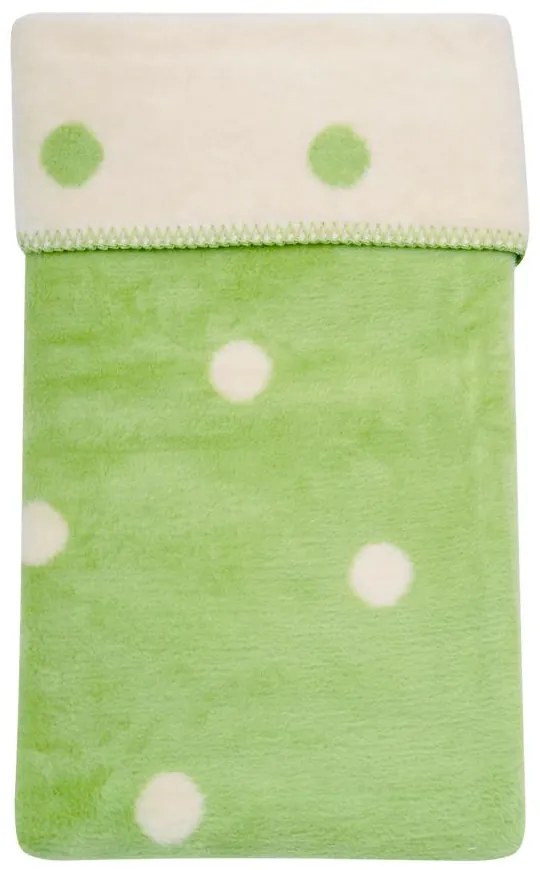 Dětská bavlněná deka Womar 75x100 zelená Zelená