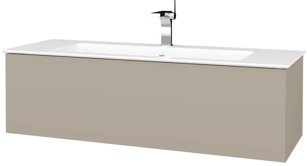 Dřevojas Koupelnová skříň VARIANTE SZZ 120 (umyvadlo Pura) Varianta: N01 Bílá lesk / IND Individual