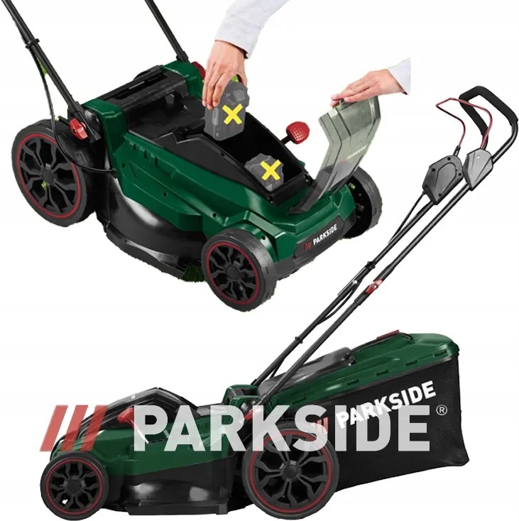 Akumulátorová Sekačka Parkside Prma 40-Li D2 40 V 50 L 40 CM