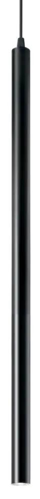 LED Závěsné svítidlo Ideal Lux Ultrathin SP1 small nero 156699 černé 40cm