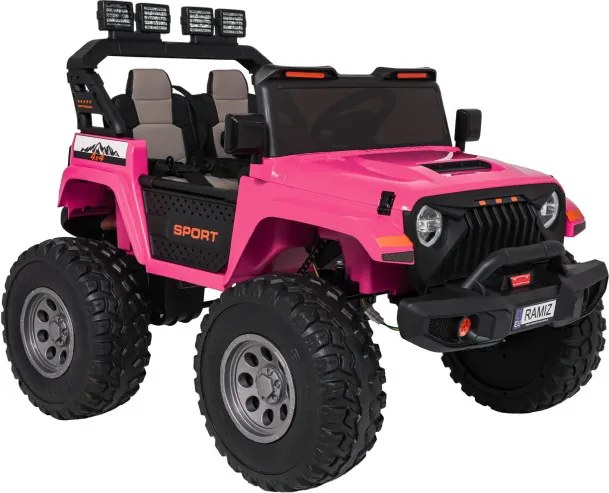 Elektrické autíčko Extreme Sport 4x4 růžové