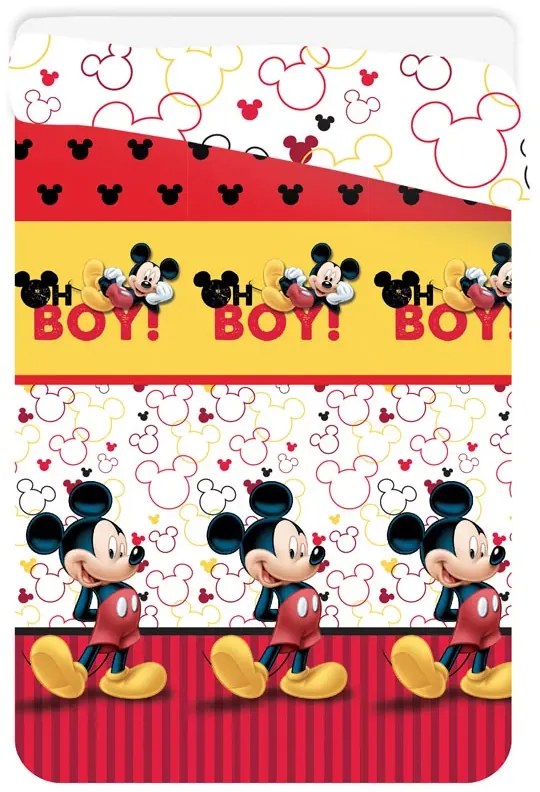 JERRY FABRICS Letní prošívaná deka Mickey 180/260 cm