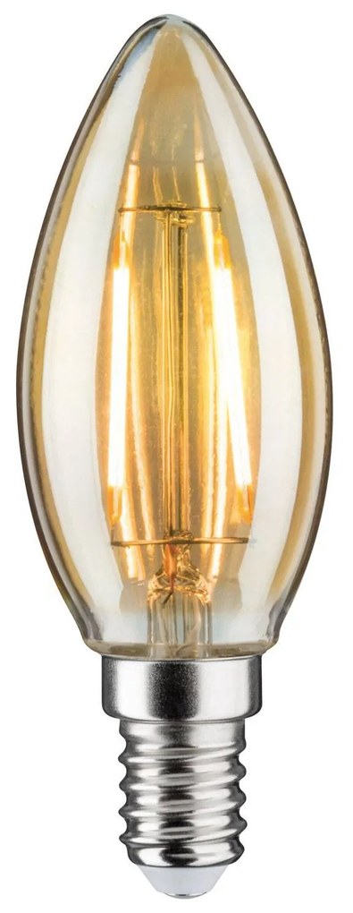 LED žárovka svíčka E14 2,6W 2 500 K zlatá