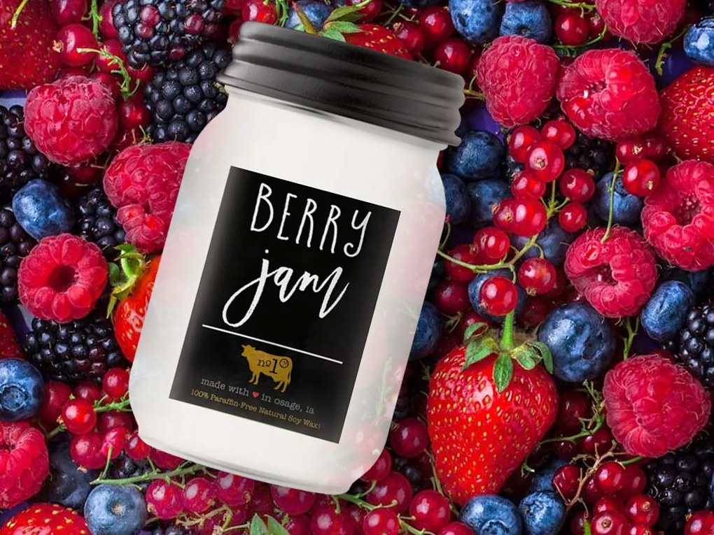 Milkhouse Candle Co. Milkhouse Candle Co. – vonná svíčka Berry Jam (Jahodová marmeláda), 368 g