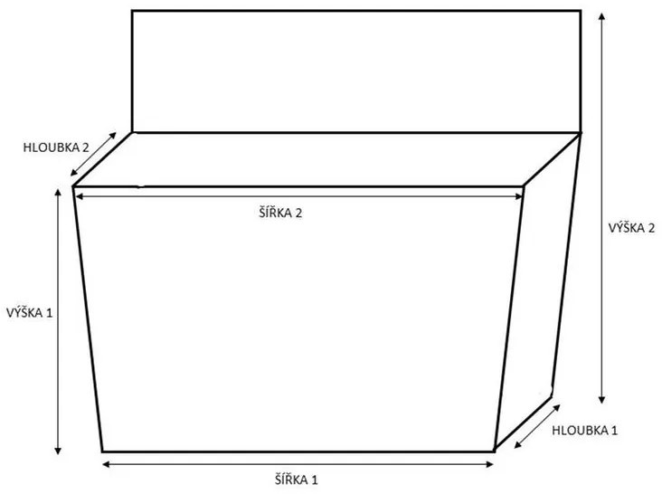 Plastový úložný box s víkem HEIDRUN Dragon 3x24l