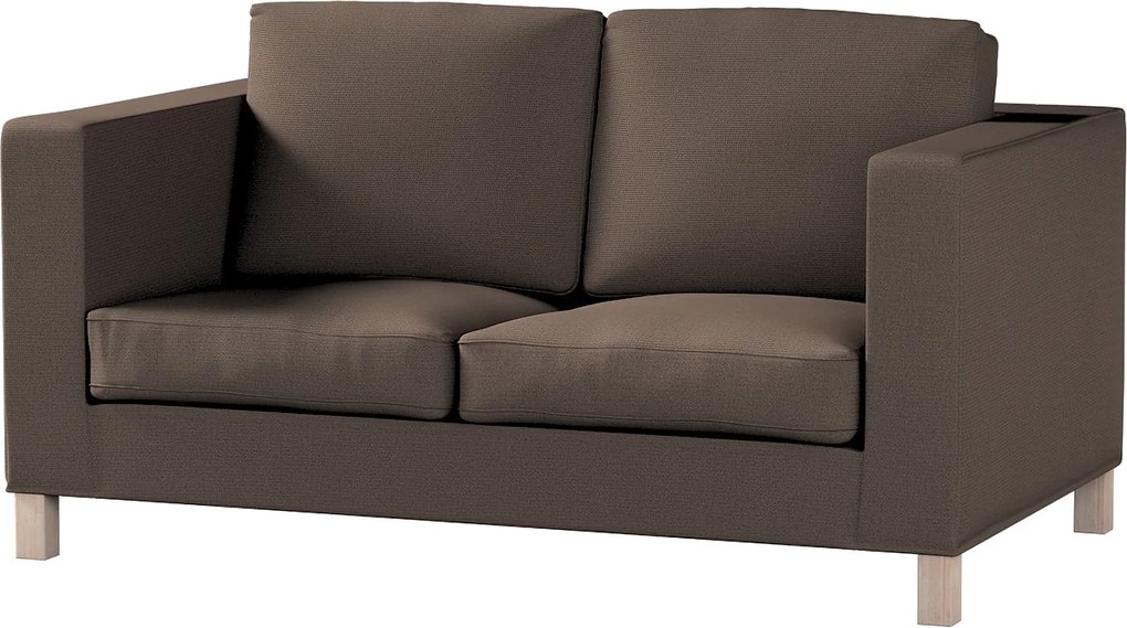 Potah na pohovku IKEA Karlanda 2-místná, krátký barva hnědá látka pletený vzor