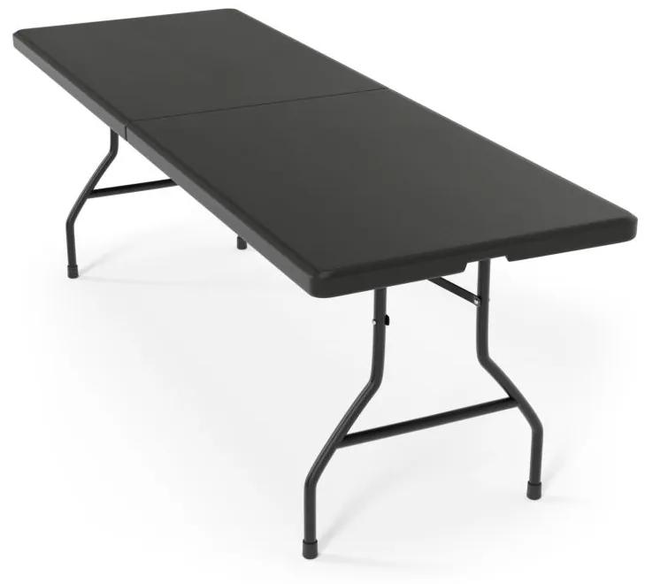 Jago 91132 Jago Skládací stůl pro 8 osob, 183 cm, černý