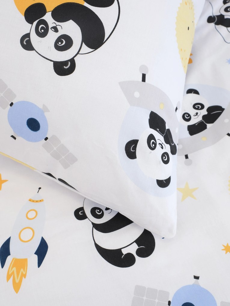 MK Lůžkoviny Bavlněný povlak na polštář Renforcé 40 x 60 cm - Vesmírná panda