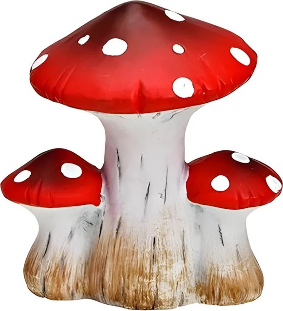 Dekorační muchomůrky 16 × 17 cm