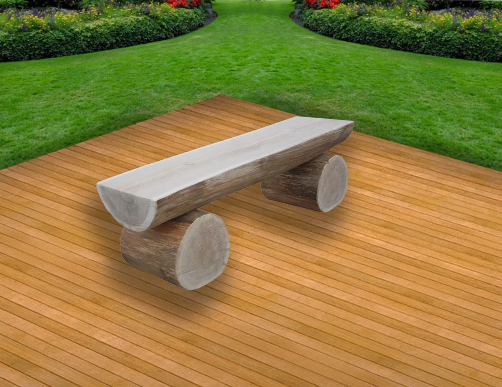 Krajča Dřevěné zahradní lavice DUBOS - smrk Povrchová úprava: Merbau