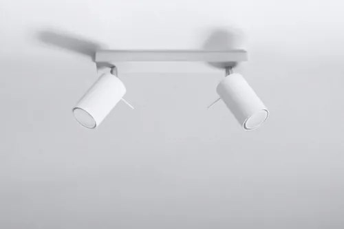 Bodové svítidlo SOLLUX Ring 2 GU10 2x40W bez zdroje SL.0088 bílá