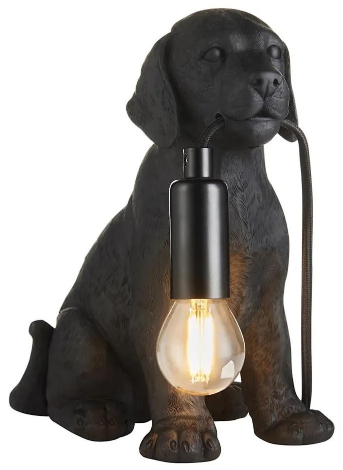 Endon 107365 - Stolní lampa PUPPY 1xE14/7W/230V černá 107365