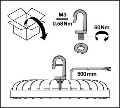 LED svítidlo LEDVANCE High Bay Value 83W 10000lm 4000K IP65