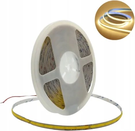 Pásek Cob Pro 230V 240 LED/m IP20 Bílý teplý 10 m Led pásek