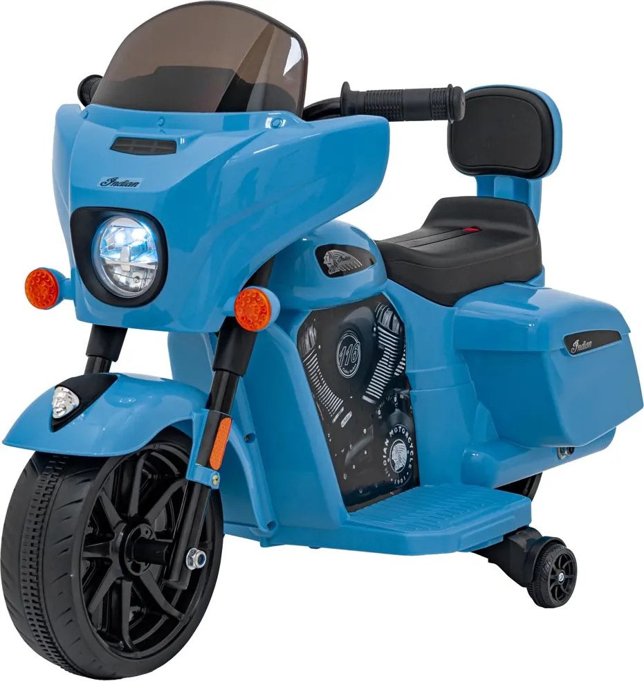 Ramiz Dětská motorka Chopper INDIAN modrá