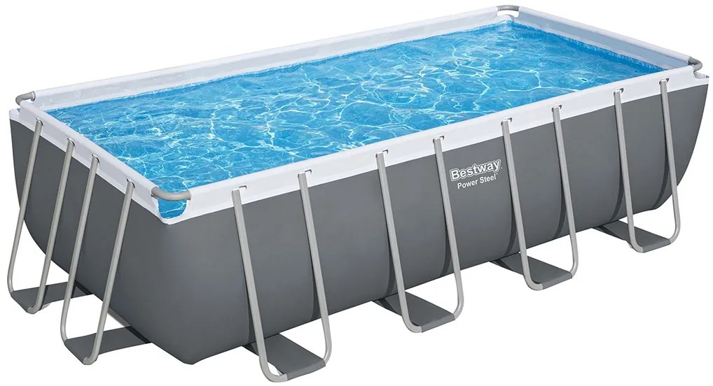 BESTWAY Power Steel Bazénový set 488 x 244 x 122 cm, kartušová filtrace 56670