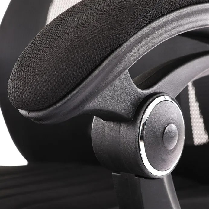 Ergonomická kancelářská židle VIGELTI - černá síťovina Barva: černá