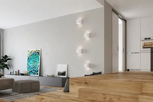 Nástěnné keramické svítidlo SOLLUX Leo E27 1x60W bez zdroje SL.0005 bílá