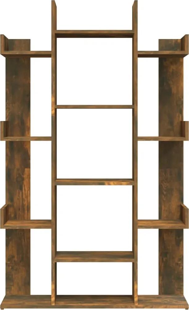 vidaXL Knihovna 86 x 25,5 x 140 cm dřevotříska [816002] Barva: Betonová šedá