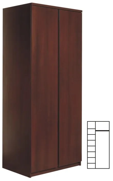 Skříň v moderním dekoru borovice PELLO TYP 20