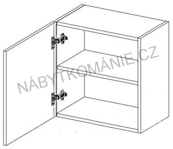Cama Meble Obývací stěna VIGO 23 Barva: černá