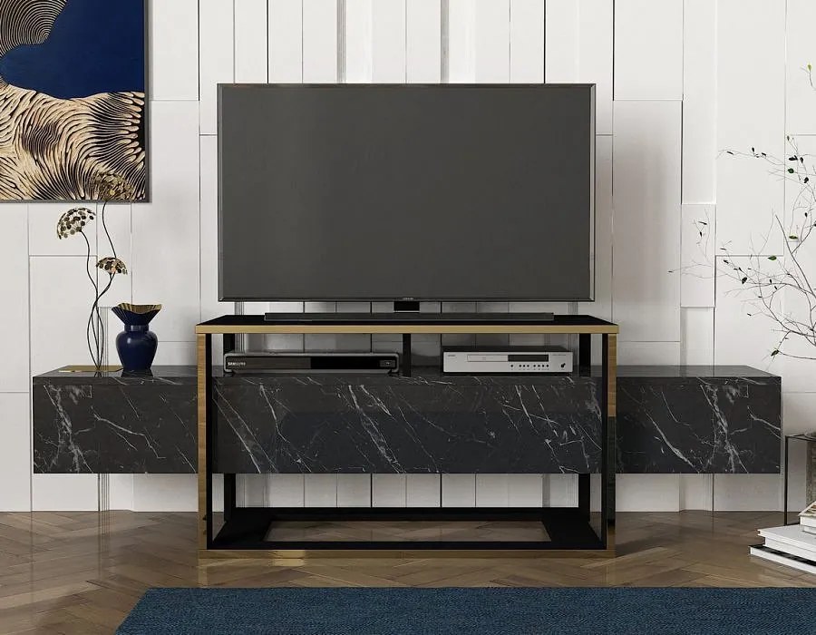 Casarredo - Komfort nábytek Televizní stolek BENDIGO marble