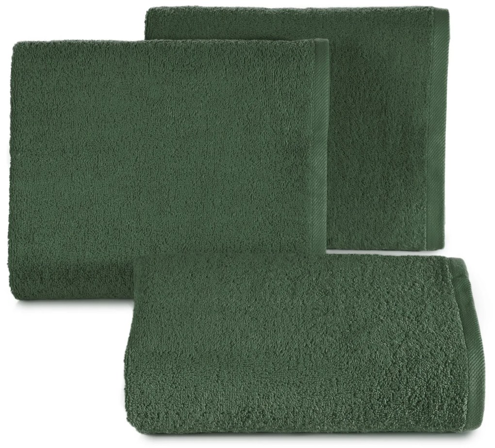 SADA RUČNÍKŮ SMOOTH 6KS 16X21 CM TMAVĚZELENÁ