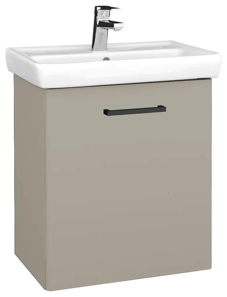 Dřevojas Koupelnová skříň DOOR SZD 55 Varianta: N01 Bílá lesk / Úchytka T01 / D17 Colorado / Pravé