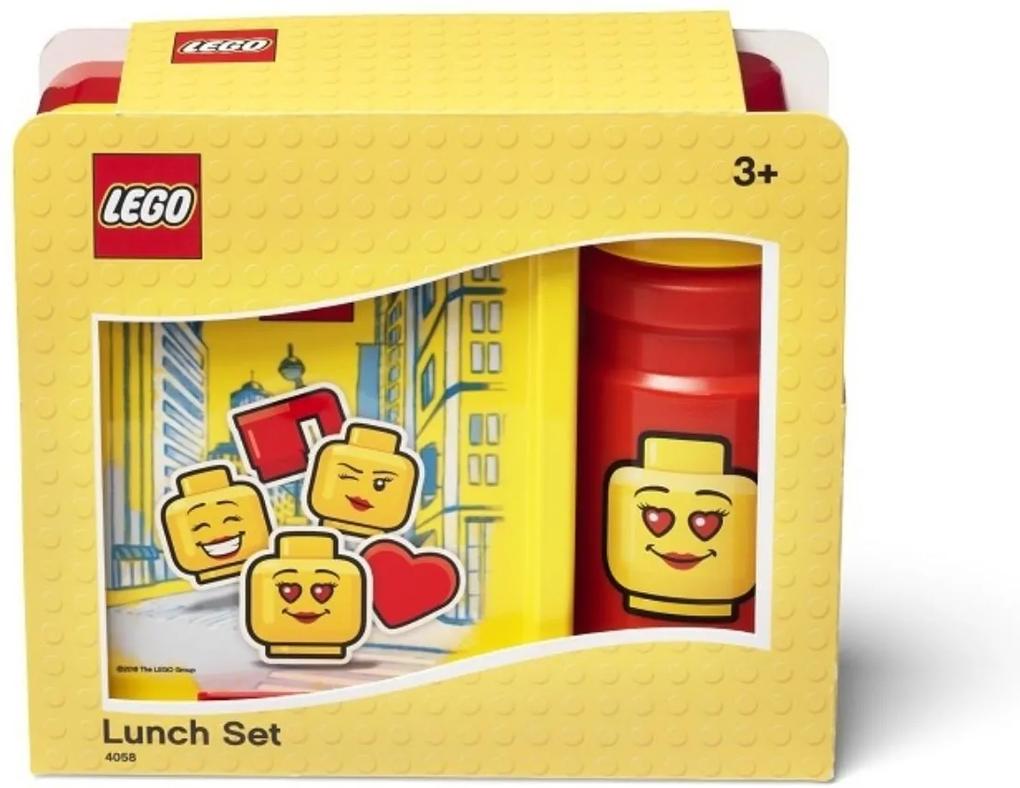 Lego® Žluto červený svačinový set LEGO® ICONIC Girl