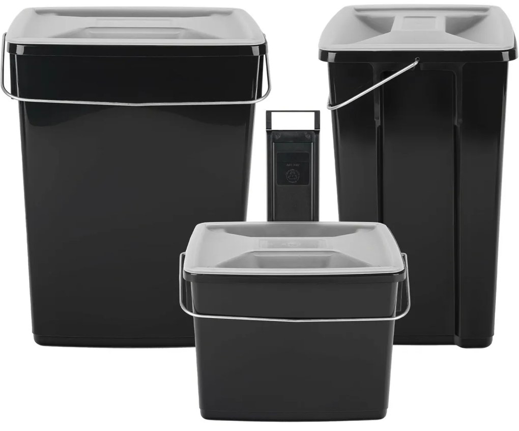 Curver Recyklační set Biobox 2x10 l + 6 l
