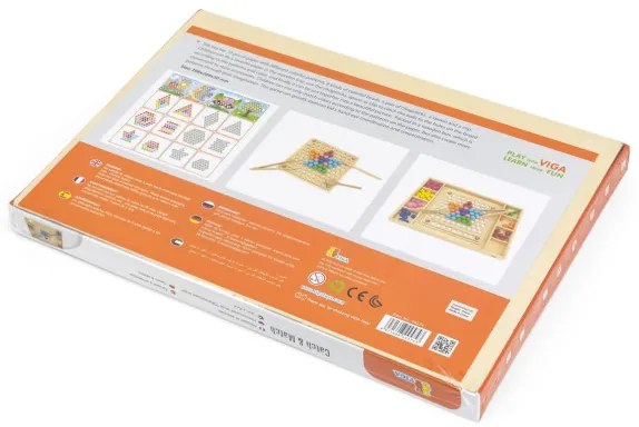 Dřevěná skládačka dle předlohy Viga 44574 – Chyť a spoj