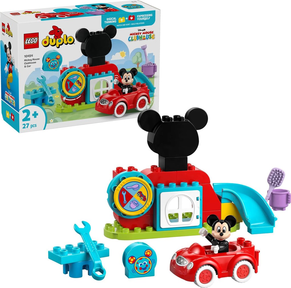 Lego duplo | disney 10454 mickeyho klubík a auto 5702017816685