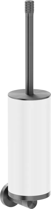 Mexen Triv, závěsný WC kartáč, bílý/grafitový, 430x85mm, 70A33071-66W