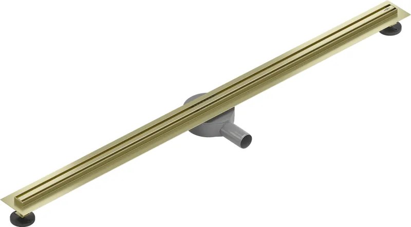 Mexen Flat 360° Slim sprchový žlab 160 cm, zlatá matná, 1A41160